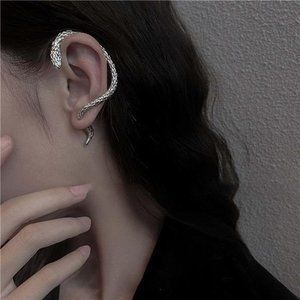 Other | Yiendoo Gothic Snake Ear Cuff Wrap Earring Gold Animals Crawler ...